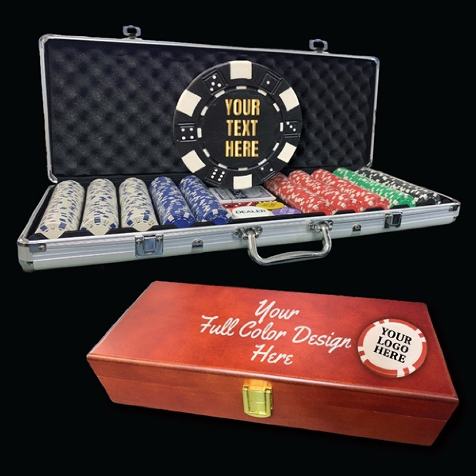 Custom Poker Chips - Personalized Poker Chips | CustomMadeCasino