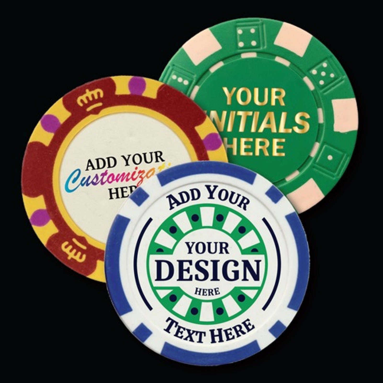 Custom Poker Chips - Personalized Poker Chips | CustomMadeCasino