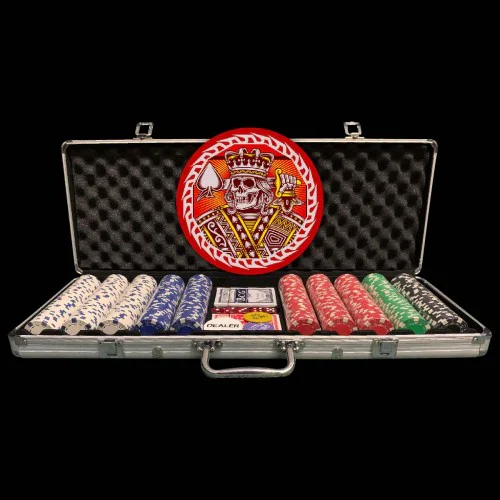 500 Ct. Premium Custom Poker Chip Set - Ceramic