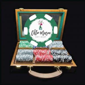 Luxury Wood Custom Poker Chip Sets | Personalized