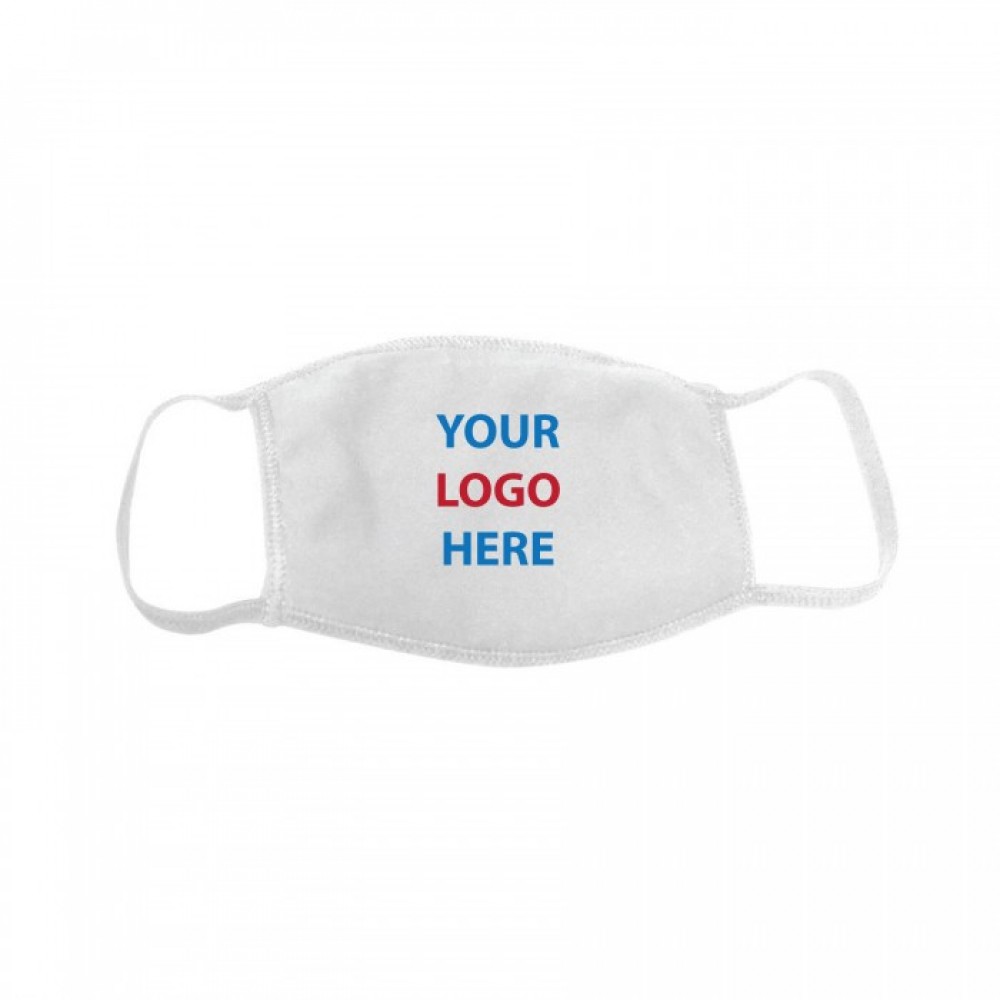 Custom Logo Reusable Face Masks - Printed In USA