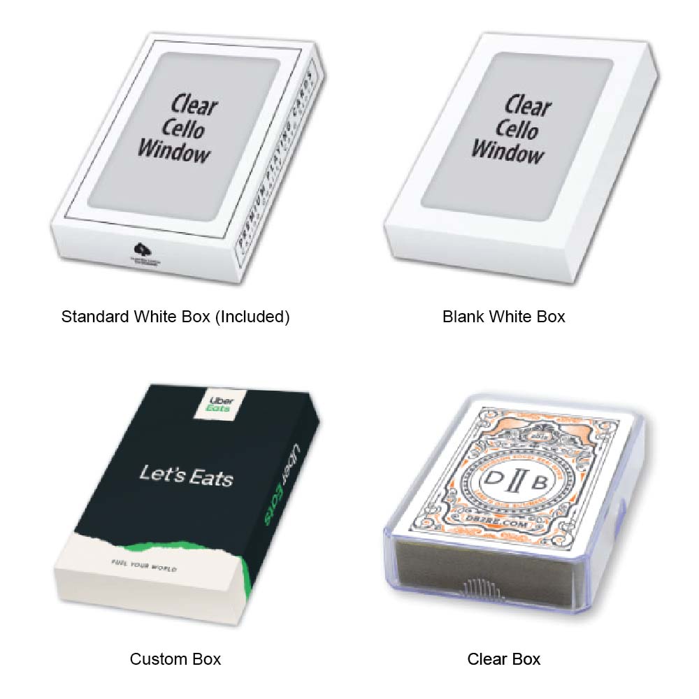 Custom Deck of Cards | Personalized Logo Playing Cards with Solid Backs