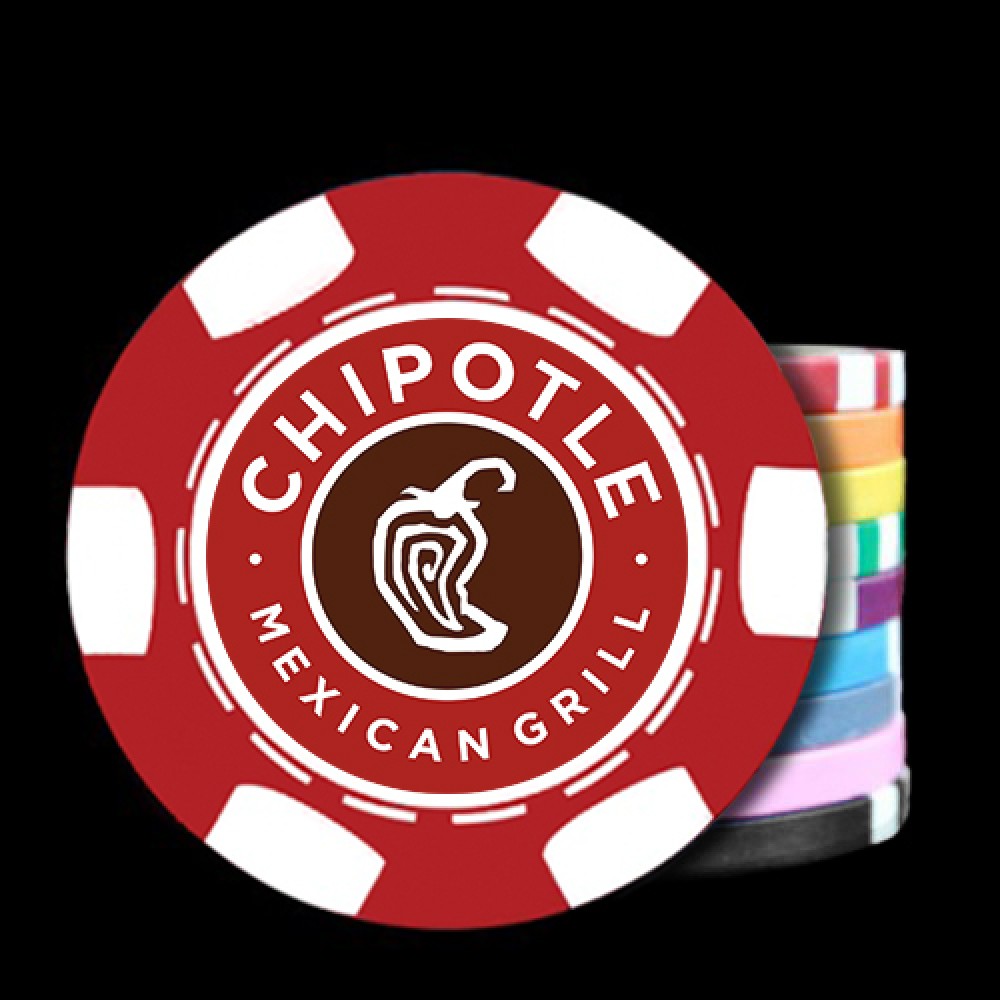 6 Stripe Custom Poker Chips | Direct Print Clay Poker Chips