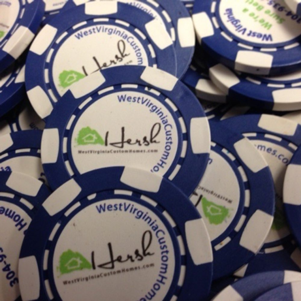 6 Stripe Custom Casino Chips | Personalized Poker Chip